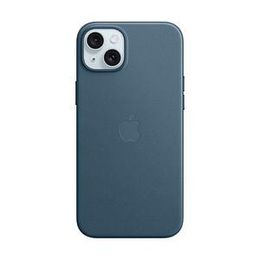 Apple Feingewebe Case mit MagSafe Handy-Cover für Apple iPhone 15 Plus pazifikblau