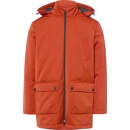 Herren Kapuzenjacke rostrot, Gr&ouml;&szlig;e 56