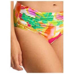 Seafolly - Women's Wonderland Gathered Front Retro Pant - Bikini-Bottom Gr 34 bunt