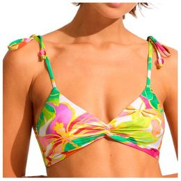 Seafolly - Women's Wonderland TwistedFront Bralette - Bikini-Top Gr 36 bunt