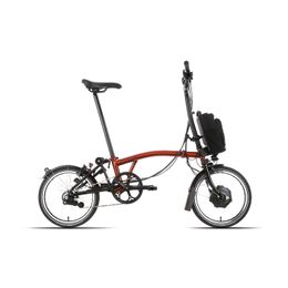 Brompton C-line Electric Explore - 16 Zoll 300Wh 6N Faltrad - Flame Lacquer