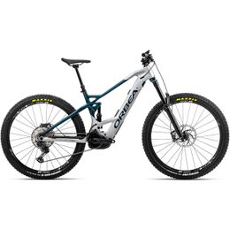 Orbea WILD FS M10 - 29 Zoll 625Wh 12K Fully - Stone Silver - Jade Green Carbon