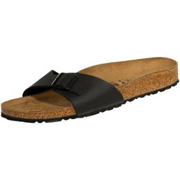 Madrid Birko-Flor schwarz schmale Weite Gr. 40 - Schwarz - Birkenstock