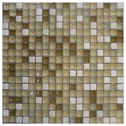 Mosaikfliese Rustica Mini 30 x 30 cm beige Steinmaß: ca. 1,5 x 1,5 cm
