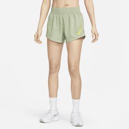 Nike Swoosh Damen-Laufshorts mit Futter - Grün