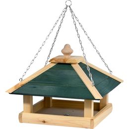 Dobar Vogelfutterhaus aus Holz mit Kette