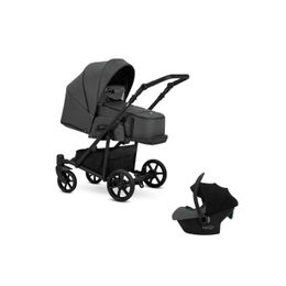 babies-on-wheels Kombi-Kinderwagen 3 in 1 Kinderwagen-Set Roy