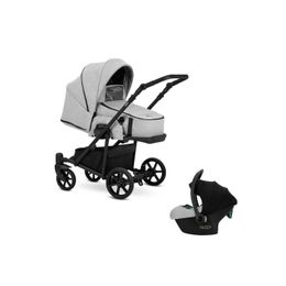 babies-on-wheels Kombi-Kinderwagen 3 in 1 Kinderwagen-Set Roy