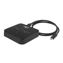 ACT USB-C-Dockingstation mit Stecker AC1502 Schwarz 800 mm