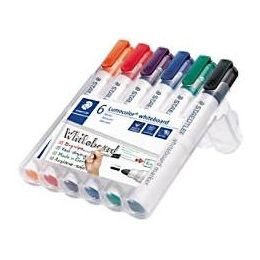 Staedtler Whiteboard Marker Medium Rund Farbig Sortiert 6 Stück