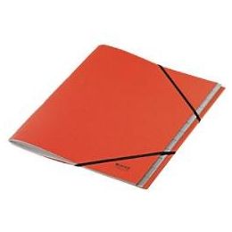 Leitz Recycle Ordnungsmappe DIN A4 Blanko Karton 12-teilig Rot 39150025 24,7 (B) x 0,8 (T) x 32 (H) cm Recycled