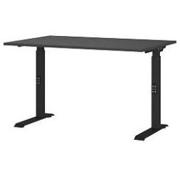 Germania GW-Mailand Schreibtisch Graphit C-Fuß 1.200 (B) x 800 (T) x 910 (H) mm Metall, Spanplatte