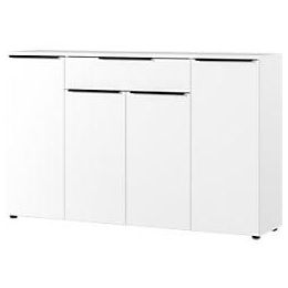 Germania GW-Mailand Sideboard Spanplatte 5 1.610 x 400 x 1.010 mm Weiß