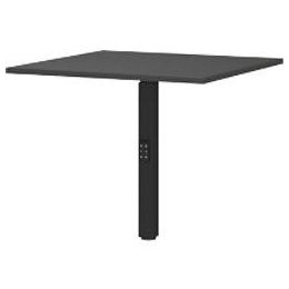 Germania Eckverbindung Spanplatte, Metall Schwarz 800 x 800 x 910 mm