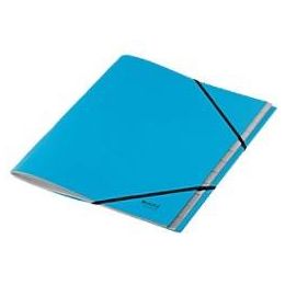 Leitz Recycle Fächermappe 3915 DIN A4 Klimaneutral Blau 12 Tabs 100% Recycelter Karton