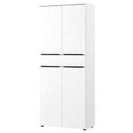 Germania GW-Mailand Aktenschrank Spanplatte 3 810 x 400 x 1.970 mm Weiß