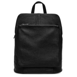 Caspar Cityrucksack TL801 Damen 2in1 Rucksack Rucksacktasche aus echtem Leder