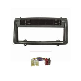 tomzz Audio Radioblende Set passt für Toyota Corolla E12 E120 Bj.2002-2007 schwarz Autoradio