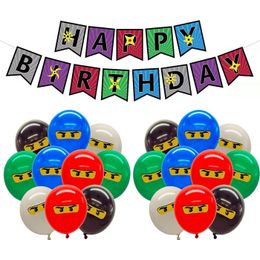 UE Stock Luftballon Kinder Luftballons Kindergeburtstag Partydekorationen Cartoon Warrior