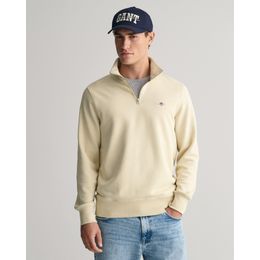 Gant Shield Sweatshirt mit halblangem Reißverschluss