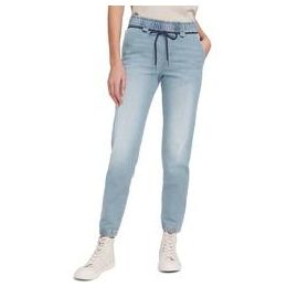 Tom Tailor Damen Loose Fit Jeans in Ankle Länge, blau, Gr. 33/28