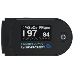 SILVERCREST® PERSONAL CARE Pulsoximeter »SPO 55«, mit HealthForYou- App
