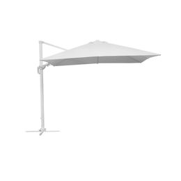 Schneider Schirme Ampelschirm Rhodos Twist Bianco - weiß - Materialmix - 300 cm - 263 cm - Möbel Kraft