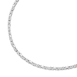 Königskette Smart Jewel "Königskette massiv, Silber 925" Halsketten Gr. 45 cm, Silber 925 (Sterlingsilber), silberfarben (silber> <) Damen Königskette Königsketten