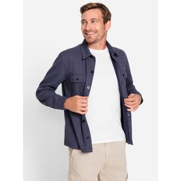 Sweatjacke Marco Donati Gr. 52/54, blau (marine, meliert) Herren Sweatjacken