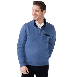 Sweatshirt Hajo Gr. 44/46, blau (jeansblau) Herren Sweatshirts