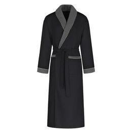 Normani Short Bathrobe male Black size 4XL/5XL
