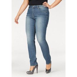 Arizona Slim-fit-Jeans Curve-Collection High Waist, blau
