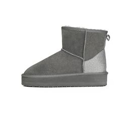 Gooce Boots 'Acacia' Damen Gr&ouml;&szlig;e 39 dunkelgrau / silber Winterschuhe