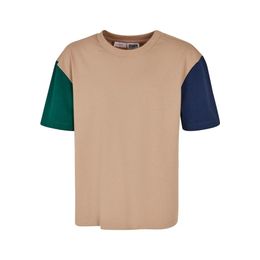 Urban Classics T-Shirt Jungen Gr&ouml;&szlig;e 110/116 sand / navy / gr&uuml;n