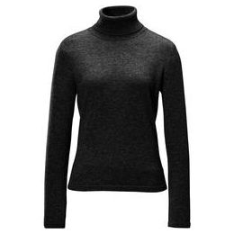 Rollkragen-Pullover aus 100% Premium-Kaschmir Peter Hahn Cashmere schwarz, 36