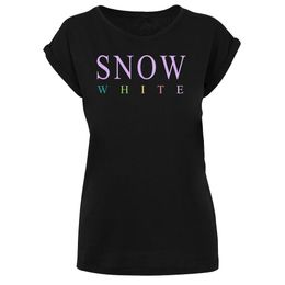 F4NT4STIC Shirt 'Disney Boys Snow White Graphic' Damen Gr&ouml;&szlig;e S gelb / gr&uuml;n / flieder / schwarz
