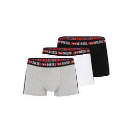 Diesel Boxershorts 'SHAWN' Herren Gr&ouml;&szlig;e XS graumeliert / rot / schwarz / wei&szlig;
