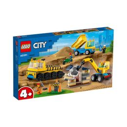 Lego® City 60391 Baufahrzeuge und Kran mit Abrissbirne