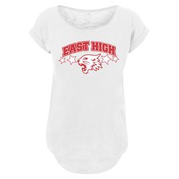 F4NT4STIC T-Shirt 'Disney High School Musical The Musical Wildcat Stars' Damen Gr&ouml;&szlig;e M rot / wei&szlig;