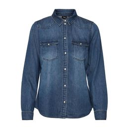 V&eacute;ro Moda VERO MODA Bluse 'Maria' Damen Gr&ouml;&szlig;e L blue denim