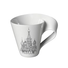 Villeroy & Boch Villeroy & Boch Kaffeetasse "Modern Cities - Moscow" in Weiß - 300 ml
