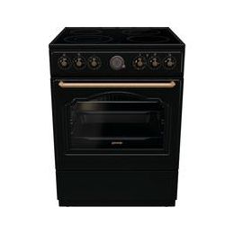 Gorenje GECS6B70CLB, Herd schwarz/gold Ofengröße: L (groß) ab 65 Liter Nutzinhalt: 71 Liter