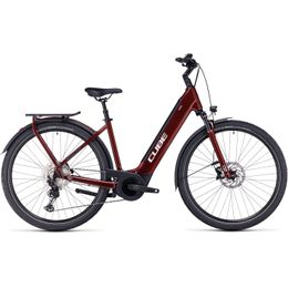 Cube Touring Hybrid EXC 625 - 28 Zoll 625Wh 12K Wave - red´n´white
