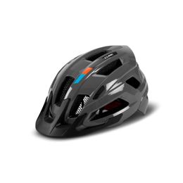 Cube Helm Steep - glossy grey'n'orange
