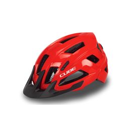 Cube Helm Steep - glossy red
