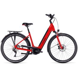 Cube Supreme Sport Hybrid Pro 625 - 28 Zoll 625Wh 10K Wave - red´n´black