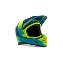 bluegrass Intox Helm - Petrol Fluo Yellow Matt