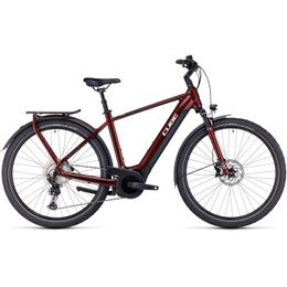 Cube Touring Hybrid EXC 625 - 28 Zoll 625Wh 12K Diamant - red´n´white