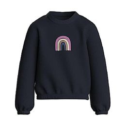 name it - Sweatshirt NMFTRACY RAINBOW in dark sapphire, Gr.98