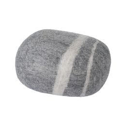 Myfelt - Kieselstein Pouf Carl XL, hellgrau meliert